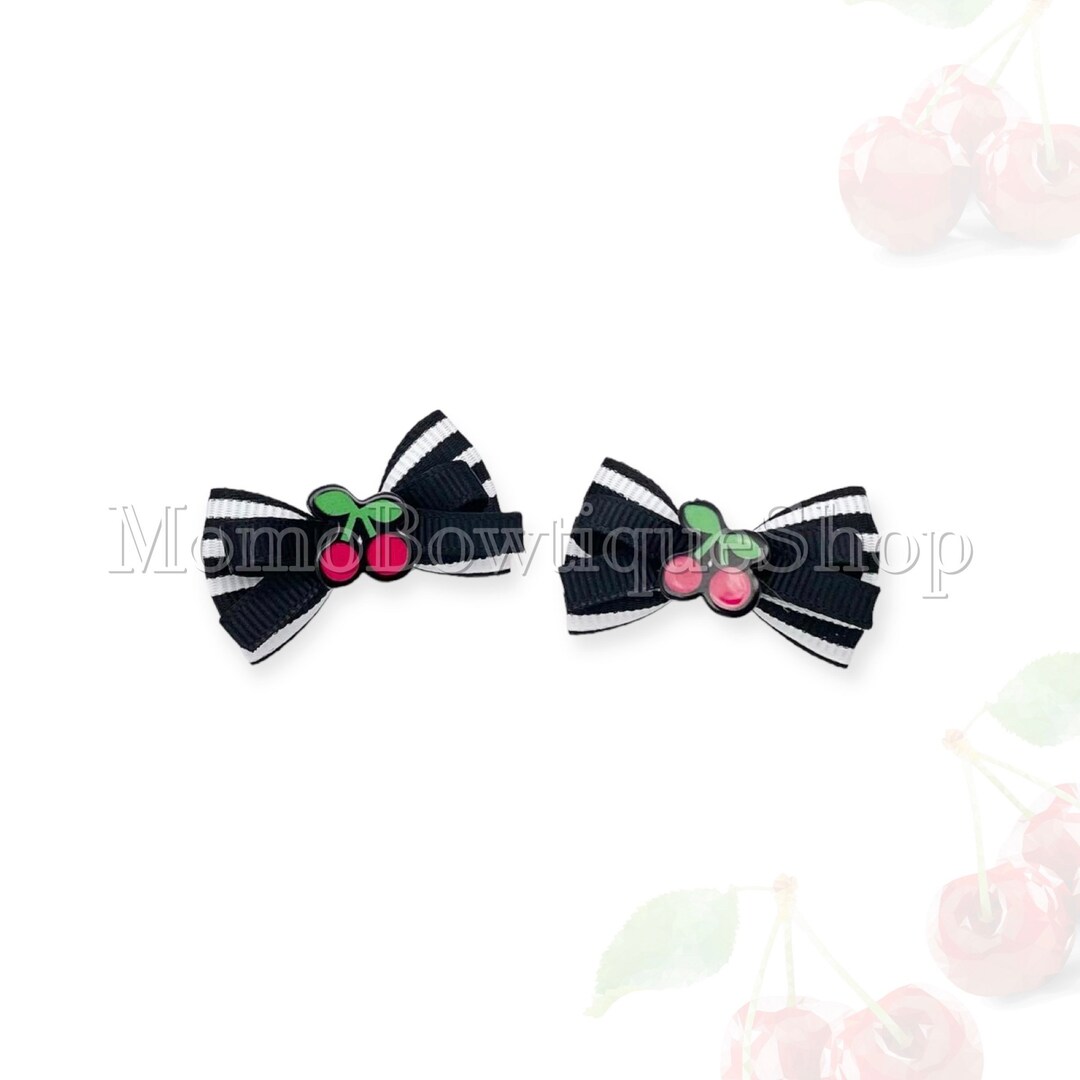 Cherry Bomb Bow Set (pigtail/ Petite) 50 - Etsy