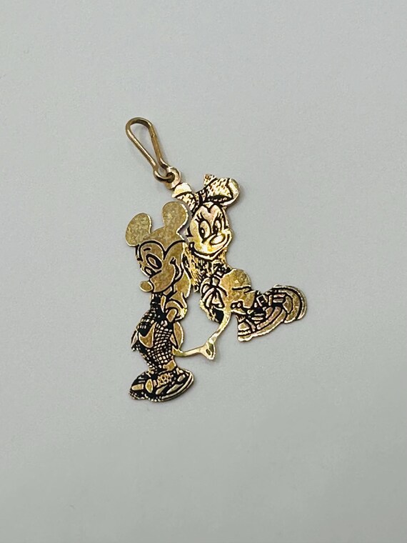 14K Yellow Gold Walt Disney Mickey Mouse and Minnie M… - Gem