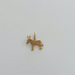 14K Yellow Gold Donkey Charm/pendant *VINTAGE* - Etsy