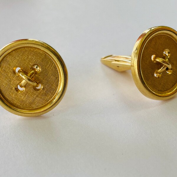 14k Gold Cufflinks - Etsy