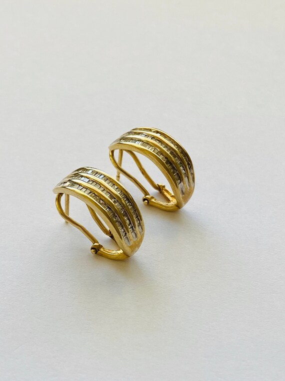 Vintage 14k gold clip - Gem