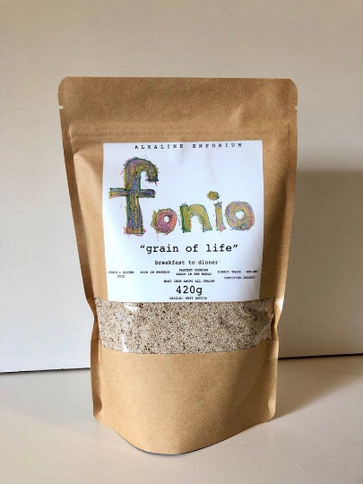 Fonio Grain 1000g (1kg)(2.2lbs) West Africa 100% Organic Direct Trade ...