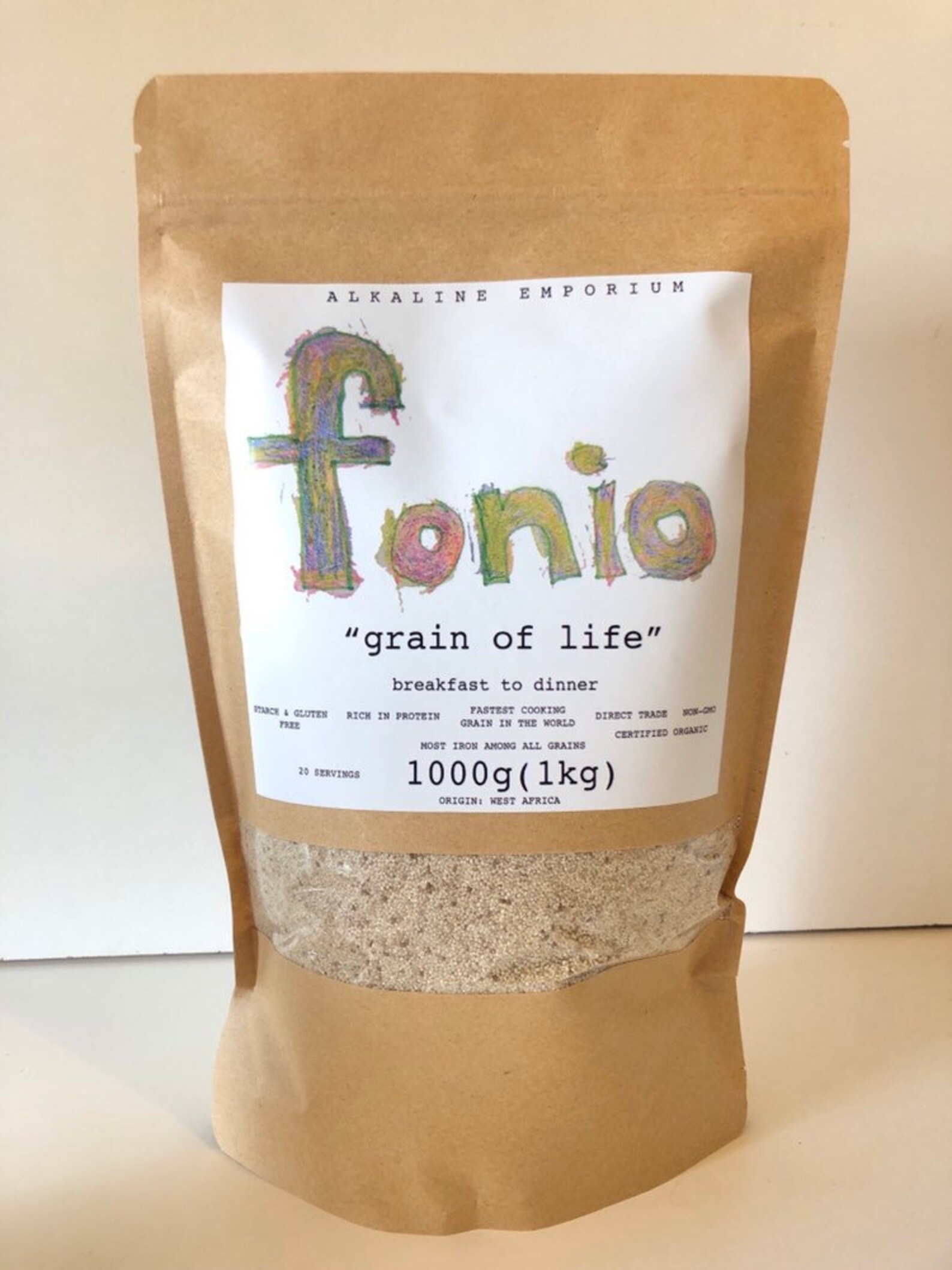 Fonio Grain 420g West Africa 100% Organic Direct Trade - Etsy