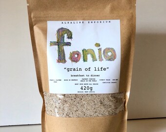 Fonio Grain 1000g (1kg)(2.2lbs) West Africa 100% Organic Direct Trade ...