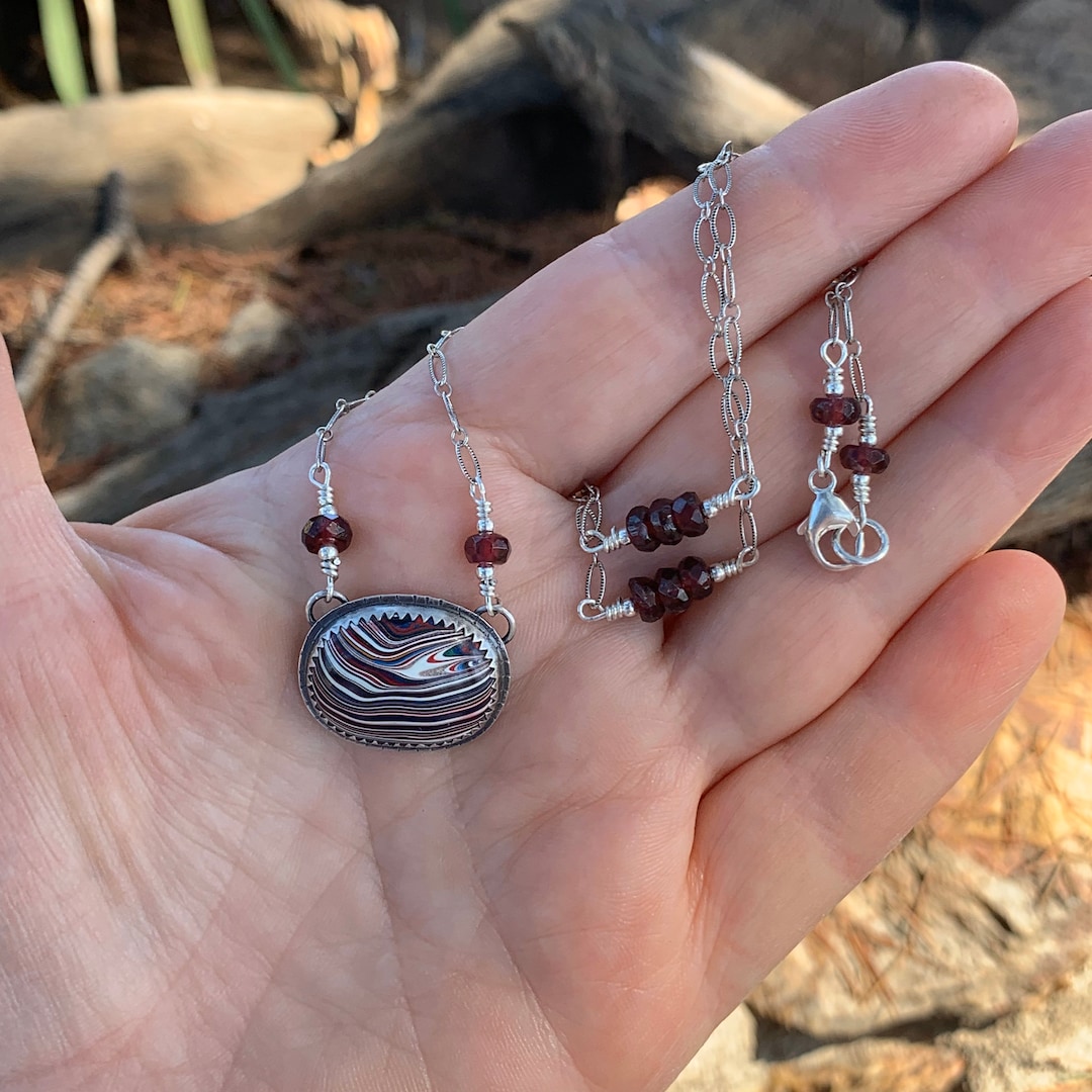 Sterling Silver Freightliner Truck Oval Shaped Fordite Detroit Agate ...