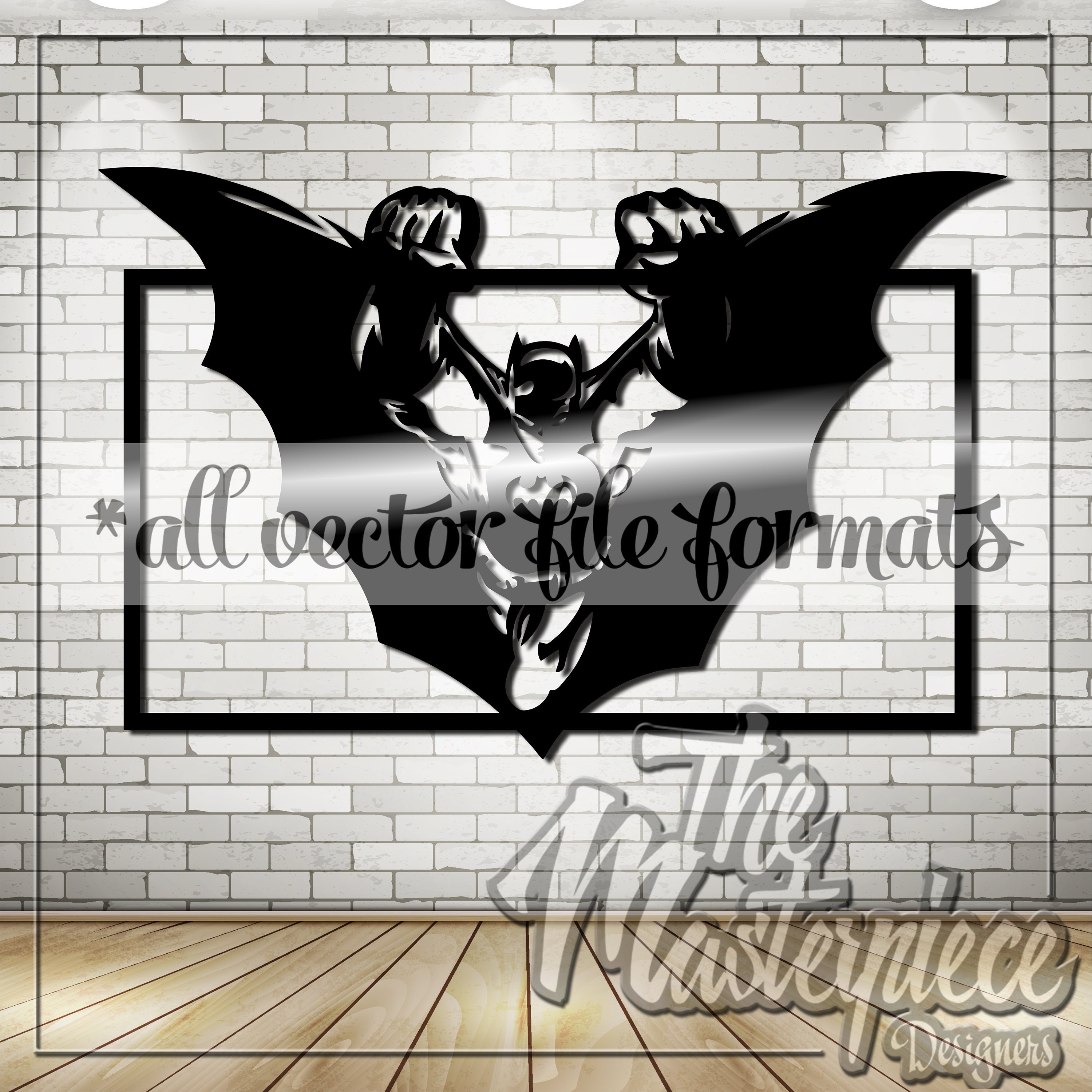 Vectors File Batman in Flight svg Cutting Template Metal | Etsy