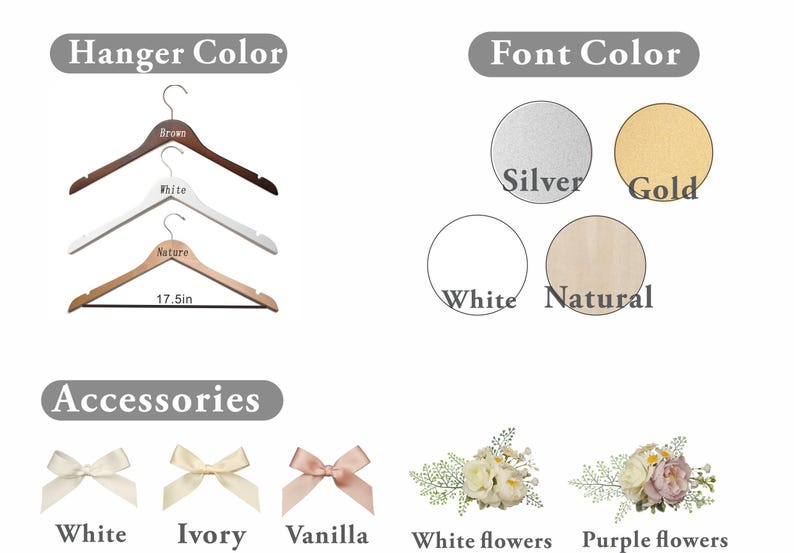 Personalized Solid Wood Wedding Hanger: Bridal Shower Gift，bridal ...