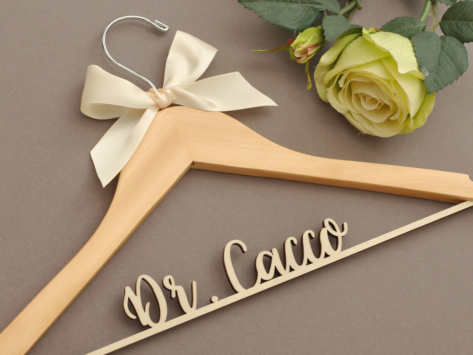 Custom Name Wooden Hanger: Wedding, Graduation, Bridal Shower Gift - Etsy