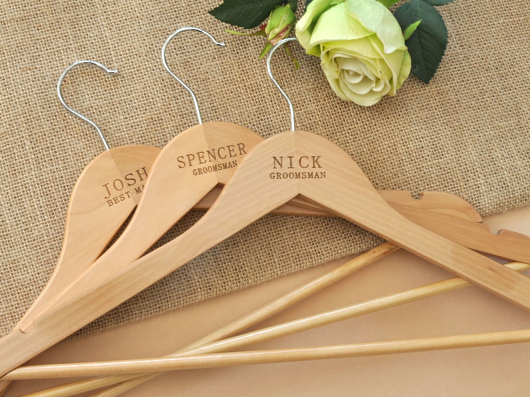 Groom Hanger, Best Man Hanger,men's Hanger, Pants Hanger,wedding Hanger ...