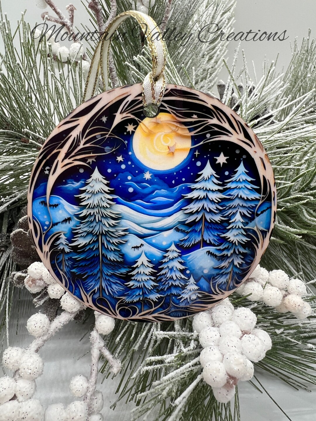 Winter Wonderland Christmas Ornament - Etsy