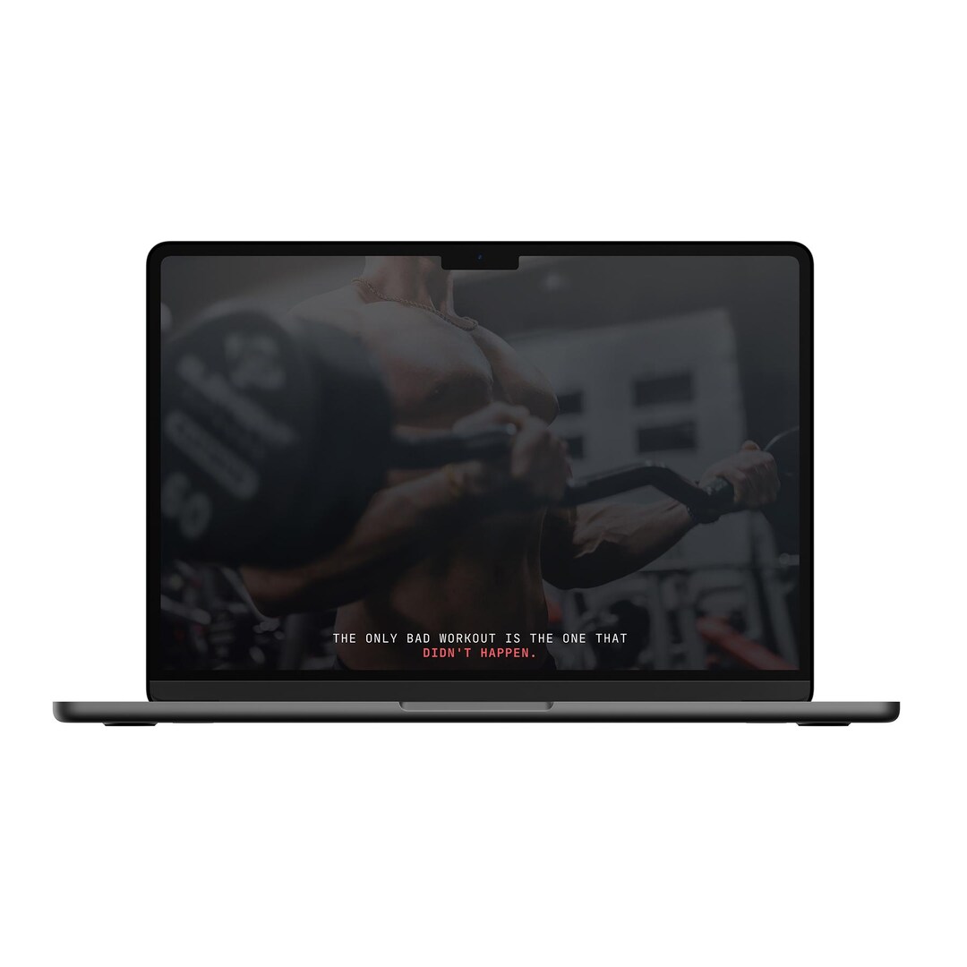 Mindset & Fitness Desktop Wallpaper Collection, Training Bundle of ...