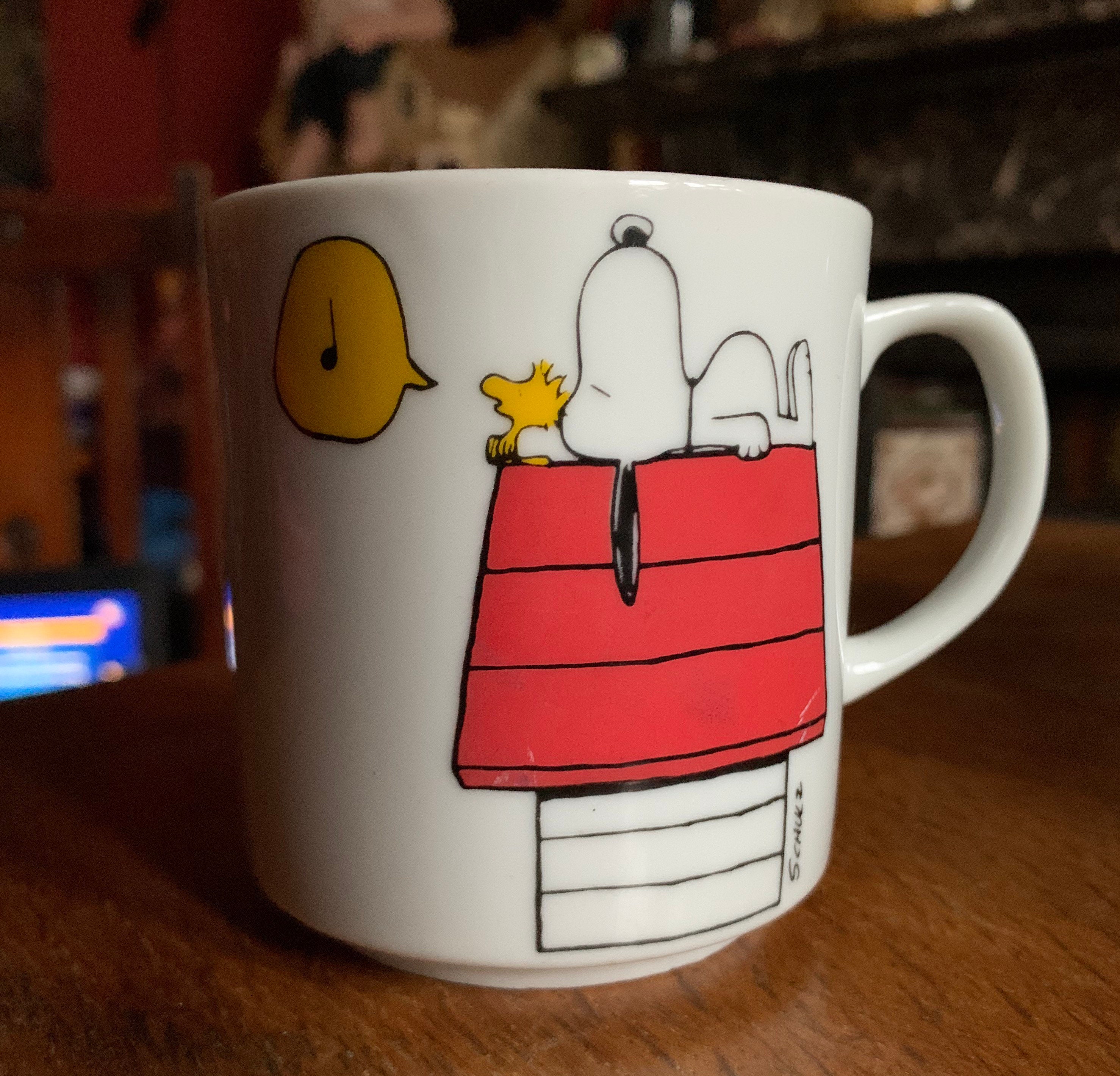 Vintage Snoopy and Woodstock Mug - Etsy