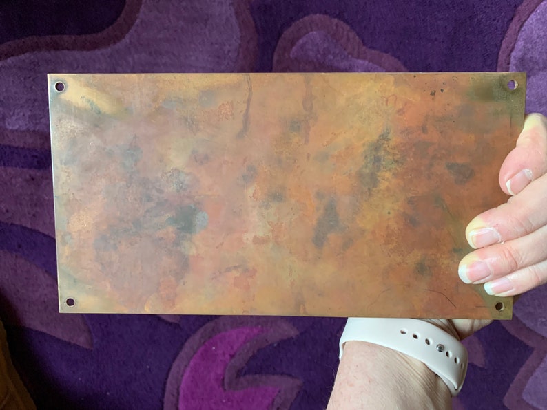Vintage Copper Sign From the English Electric Company | Etsy