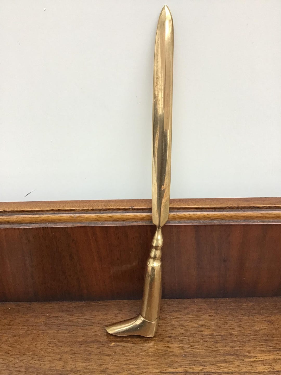 Vintage Brass Boot Letter Opener - Etsy