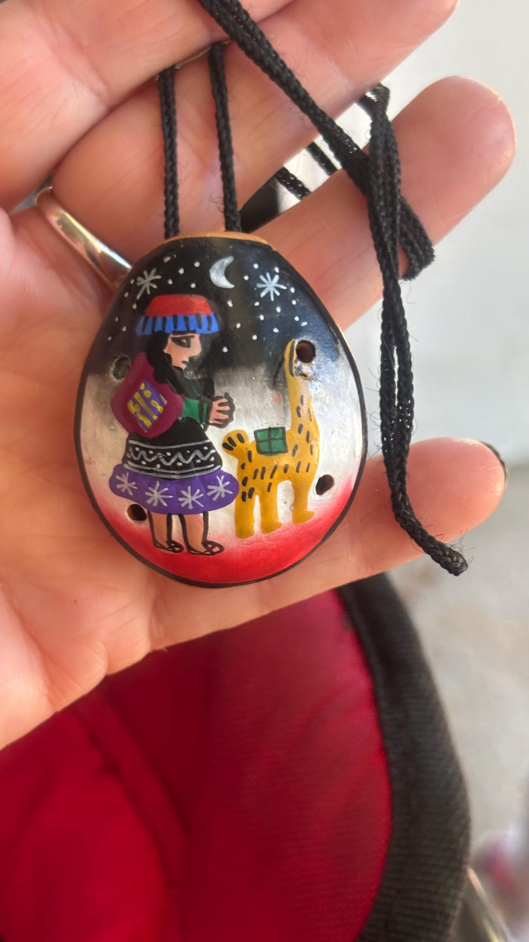 Adorable Hand Painted Peruvian Clay Whistle - Etsy