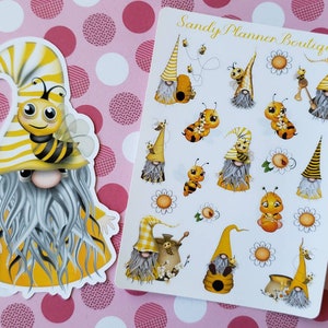 Planner Stickers Bee Mine Gnome Gnome Stickers Functional Stickers ...