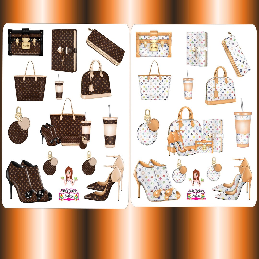 Planner Stickers Functional Sticker Purse Sticker Planner Girl Sticker ...