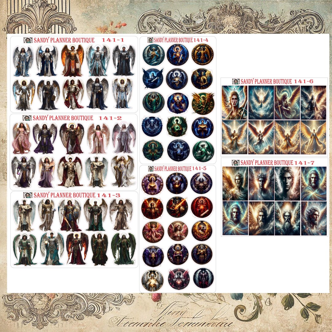 Religious Sticker Arch-angel Christianity Sticker Faith Based Sticker ...