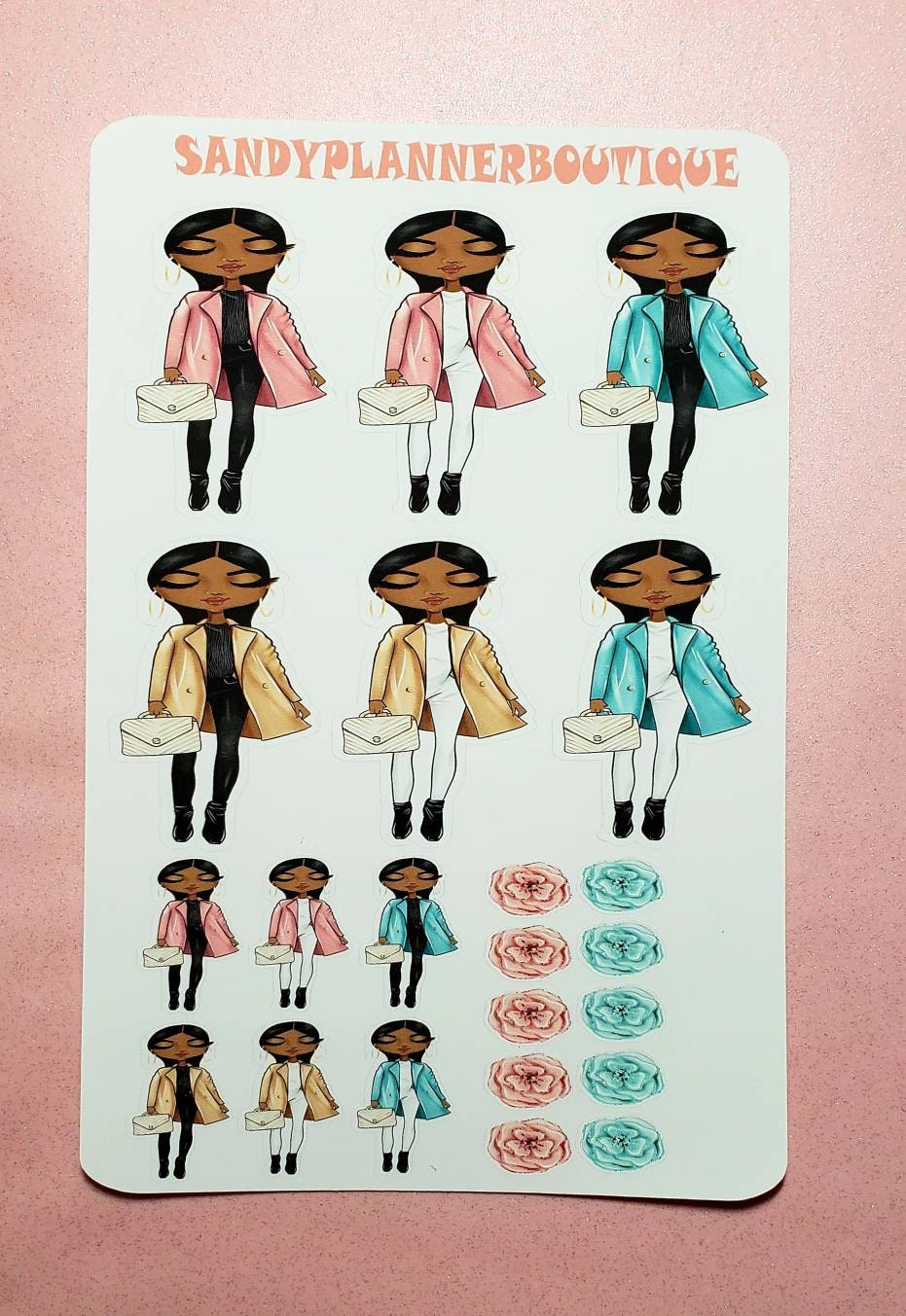 Planner Stickers Business Girls Planner Girl Stickers | Etsy