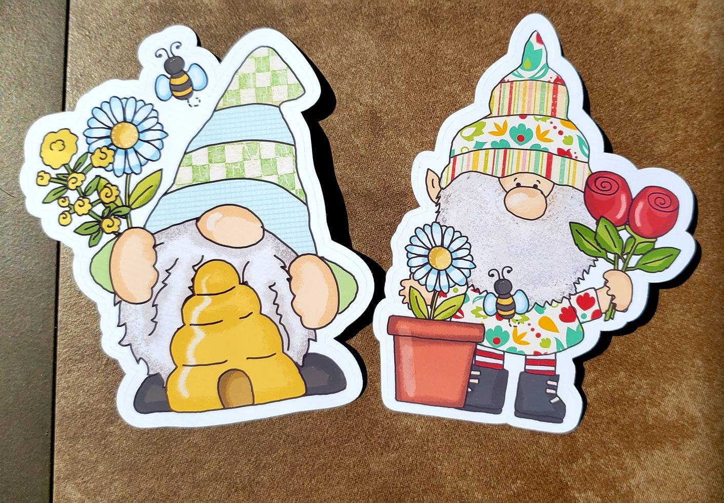 Flower Gnome Gnome Sticker Planner Sticker Planner Girl - Etsy Singapore