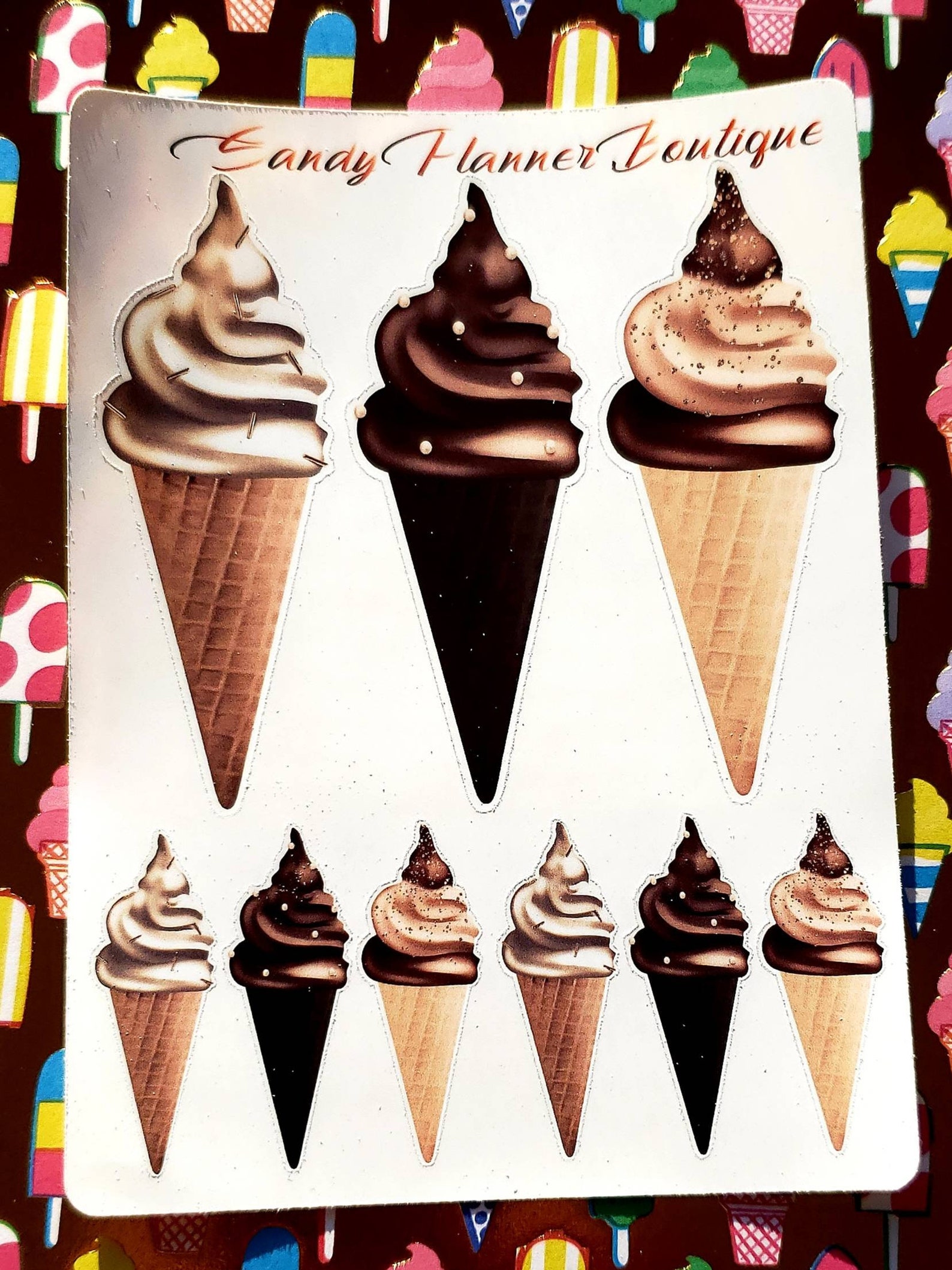 Ice Creams Bars Sticker Planner Stickers Ice Cream Sticker | Etsy