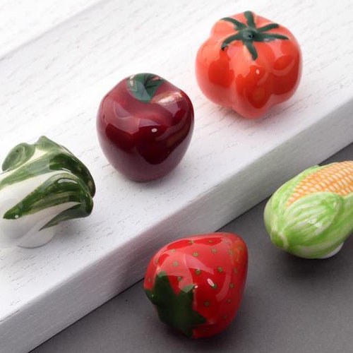 Fruit Vegetable Knob Kitchen Cabinet Knobs Baby Kids Dresser - Etsy