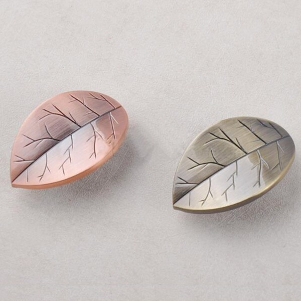 Leaf Drawer Pulls - Etsy