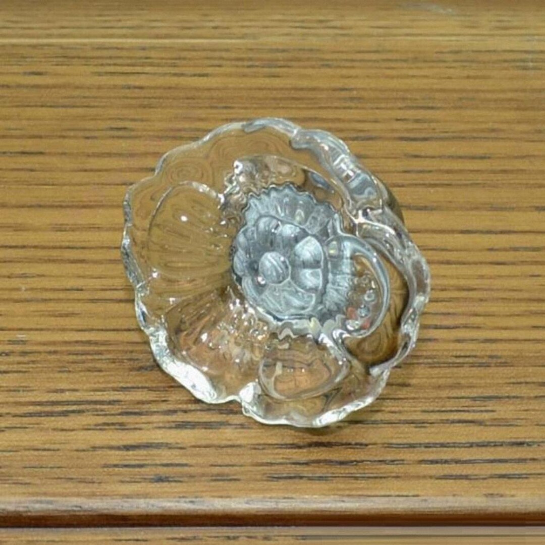 Glass Crystal Knobs Pulls Diamond Clear Cabinet Knob / Kitchen ...