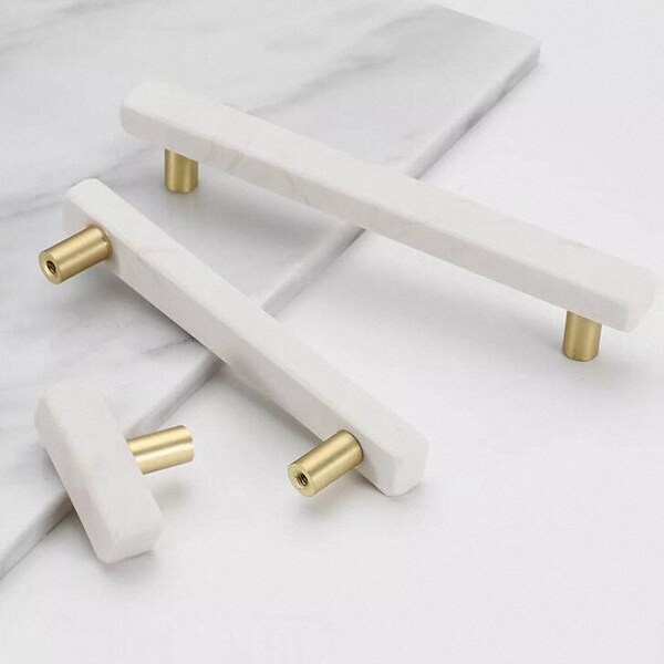 Marble Pulls - Etsy