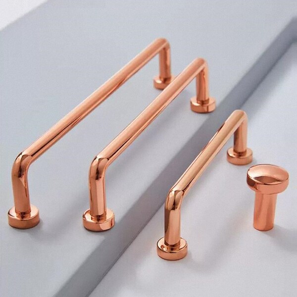 Rose Gold Cabinet Hardware - Etsy