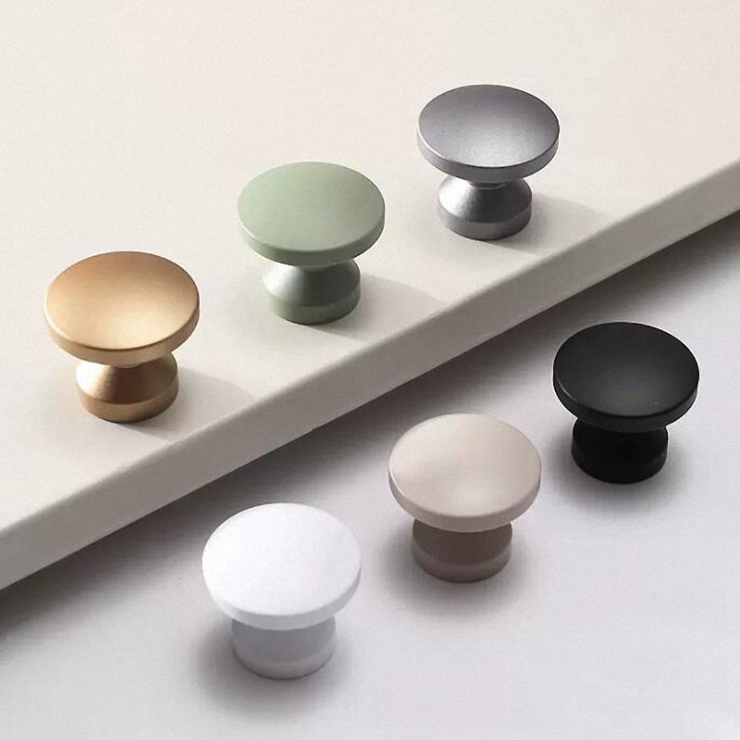 Minimalist Cream Style Drawer Knobs / Wardrobe Knobs Kitchen Cabinet Knobs Handle Pulls ...