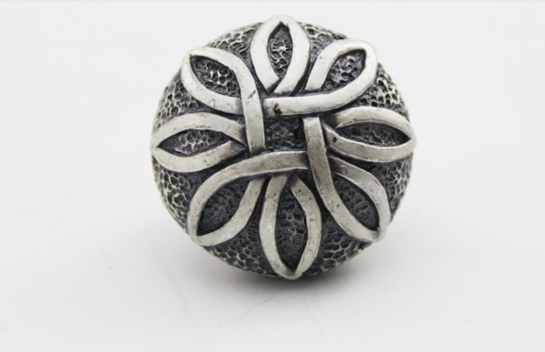 Kitchen Pulls Dresser Knobs / Drawer Knobs / Pewter Antique Silver Solid Drawer Pull Handles ...