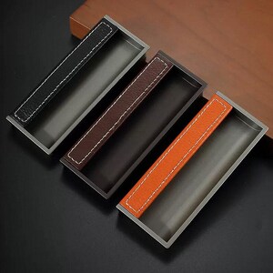 Embedded Drawer Handles Pulls Handles Exquisite Leather Dresser Pulls ...