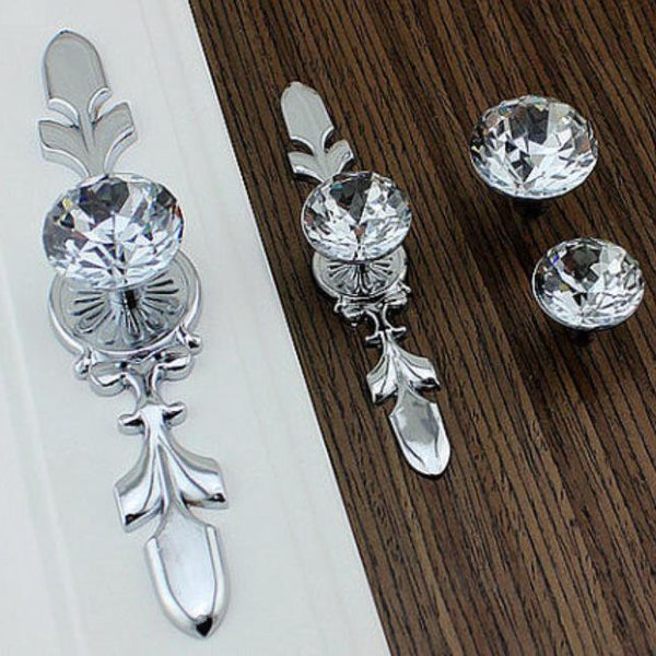 Rhinestone Knobs - Etsy