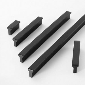 Minimalist Drawer Long Handles Knobs Pulls Modern Dresser Knob Pull ...