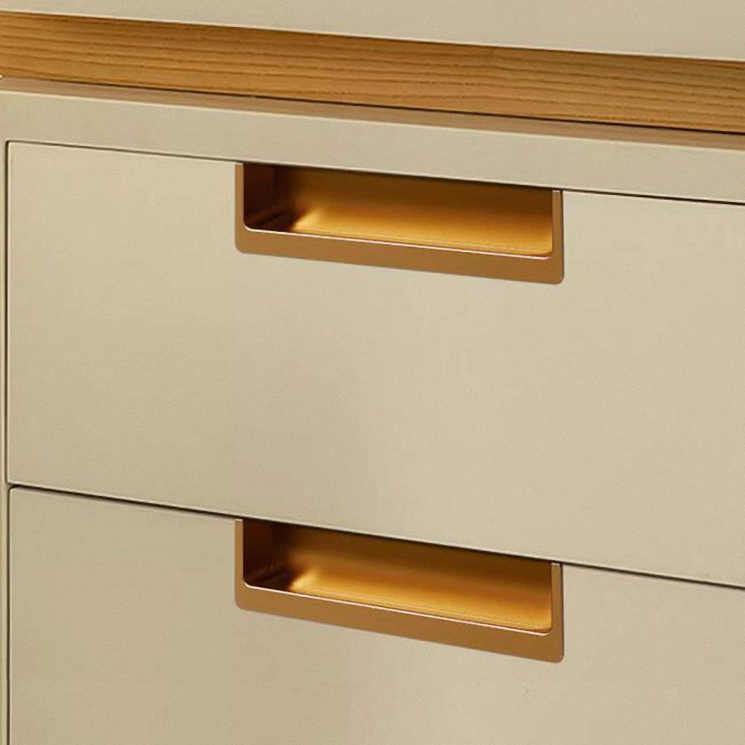 Flat Drawer Handles Pulls Embedded Cabinet Colored Door Handles and ...