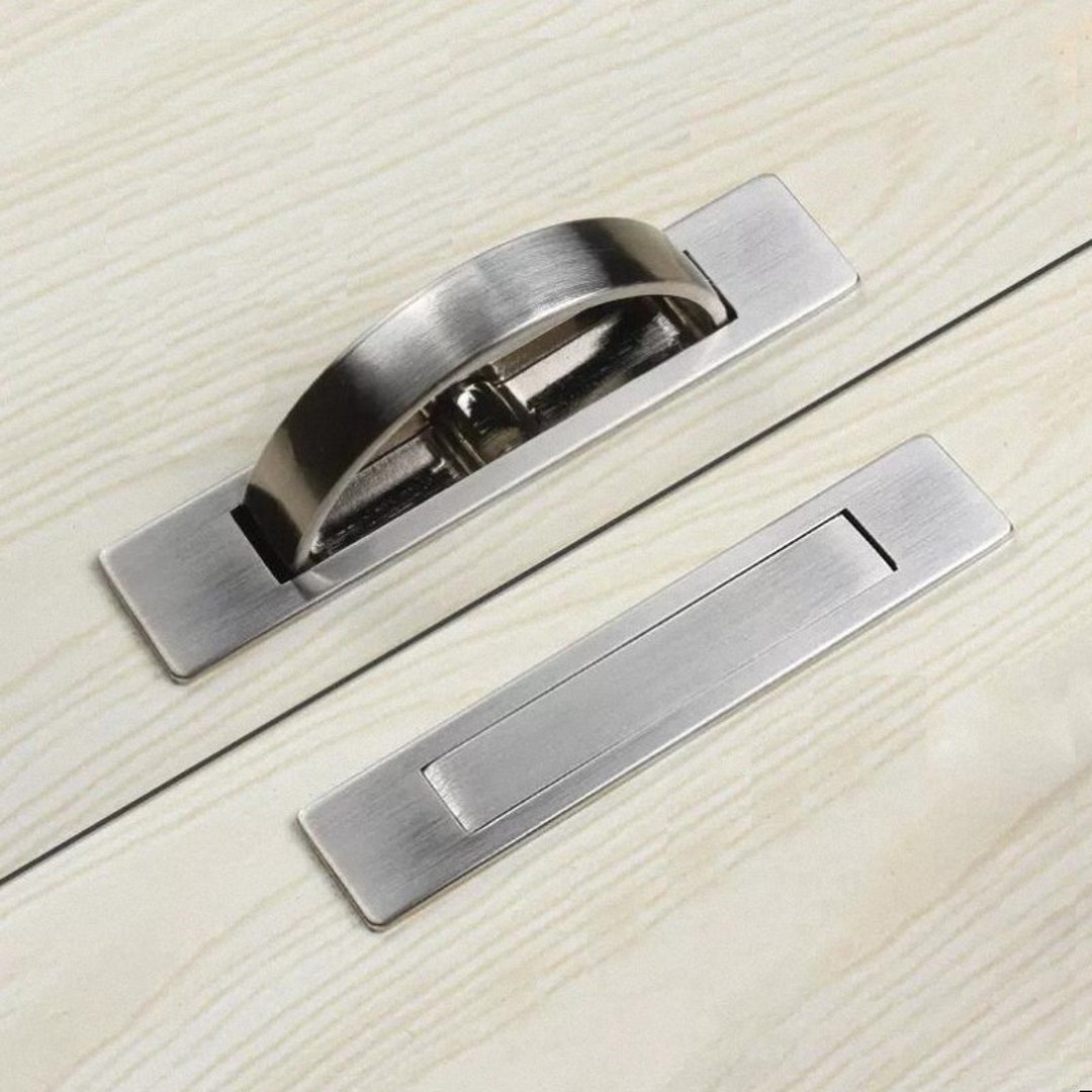 3.3" Concealed Pull Handle Drawer Pulls Handles Embedded Handles Pulls ...
