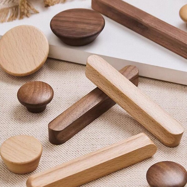 Walnut Drawer Pull - Etsy