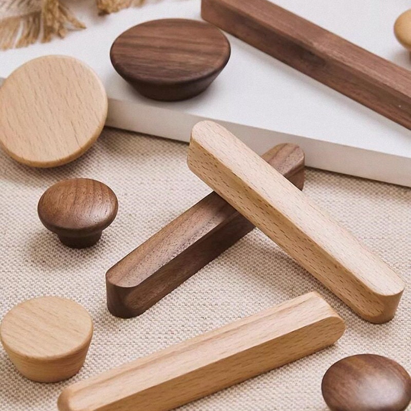 Walnut Drawer Pull - Etsy