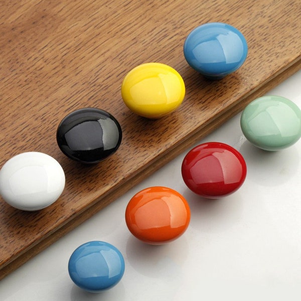 Ceramic Drawer Knobs - Etsy