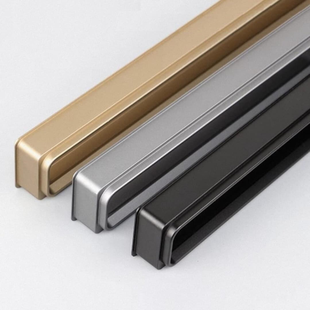 Dresser Flat Handles Pulls Embedded Cabinet Handles Pulls Kitchen ...