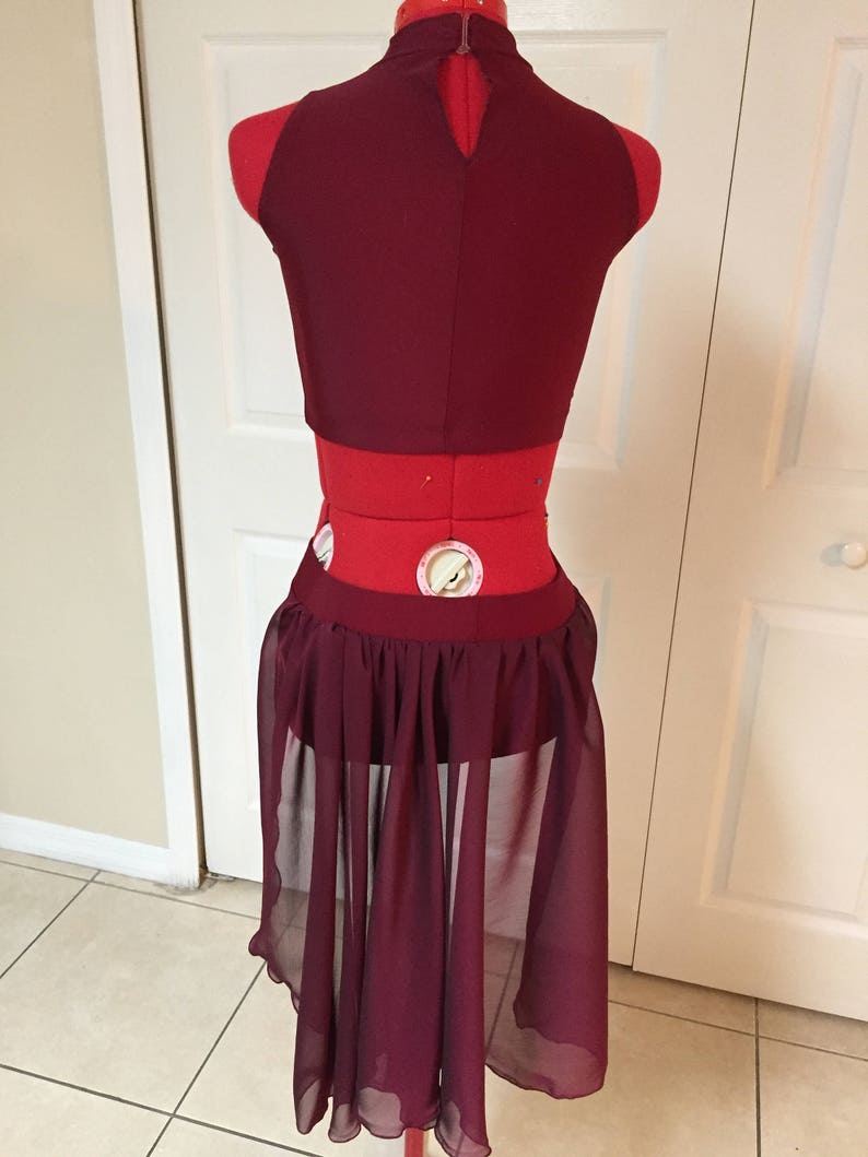 Vicky Set. Dance contemporary modern costume. Dance top and | Etsy
