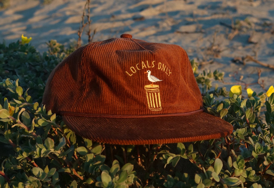 Locals Only 5 Panel Brown Corduroy Hat - Etsy