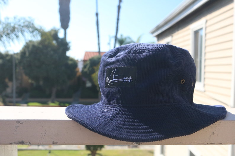 The Weekend Bucket Hat: Navy Corduroy - Etsy