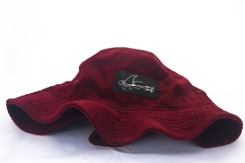 The Weekend Bucket Hat: Maroon Corduroy | Etsy