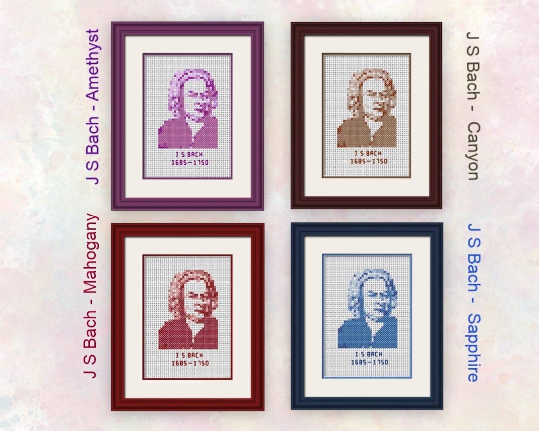 J S Bach - Half Size - Clear Charts - Suit Beginner Upwards - Etsy