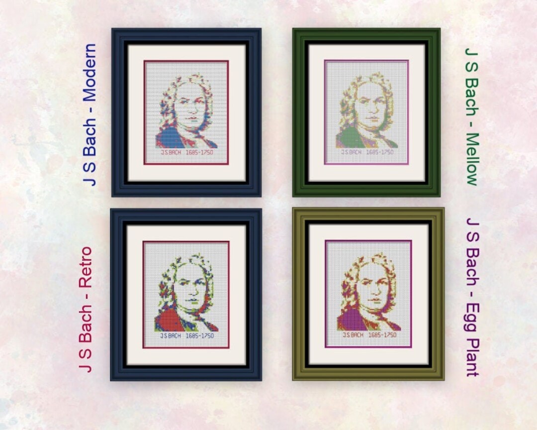 J S Bach - Full Size - Clear Charts - Suit Beginner Upwards - Etsy