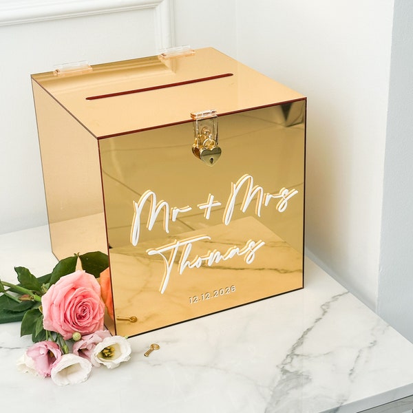 Mirror Card Box - Etsy