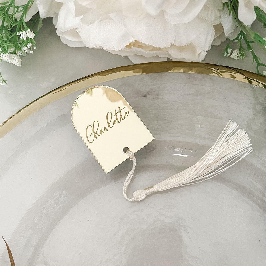 Luxury Arch Top Wedding Place Names, Personalised Wedding Décor, Guest ...