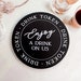 Wedding Favours, Free Drink Tokens for Guests, Drinks Token, Bespoke ...